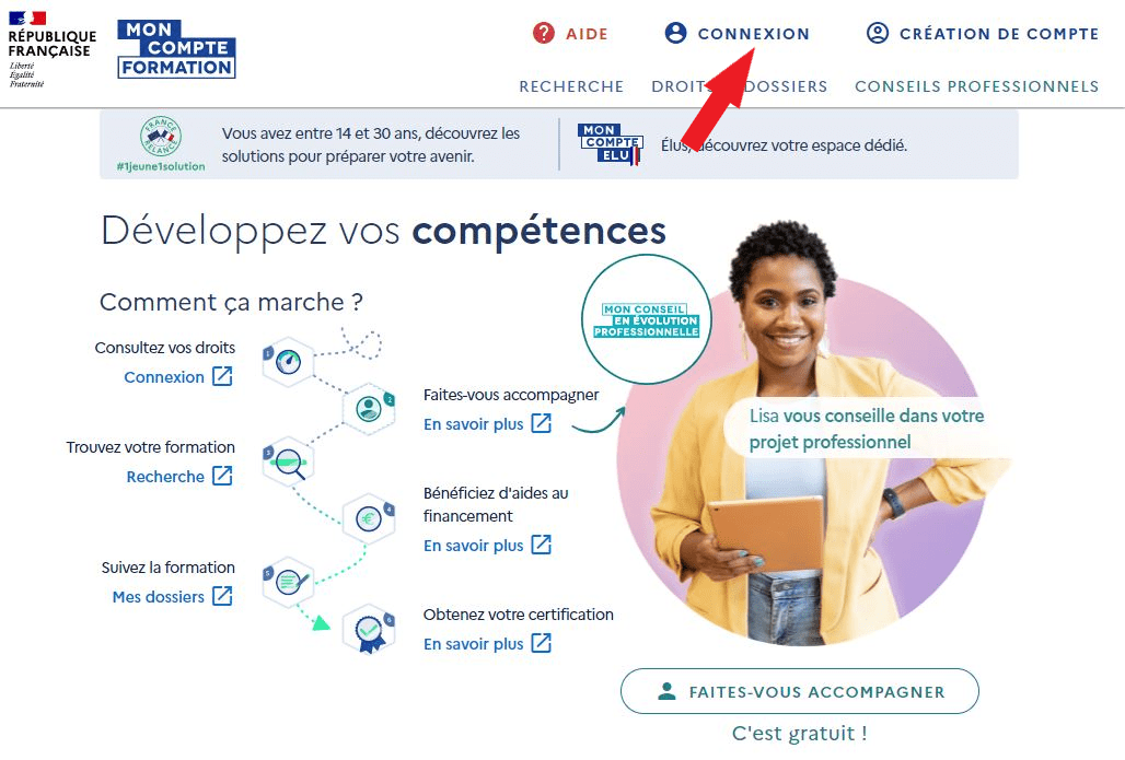 Comment s’inscrire à une formation sur MonCompteFormation ? • CréActifs